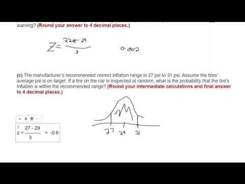 Calculate probabilities using z scores - YouTube