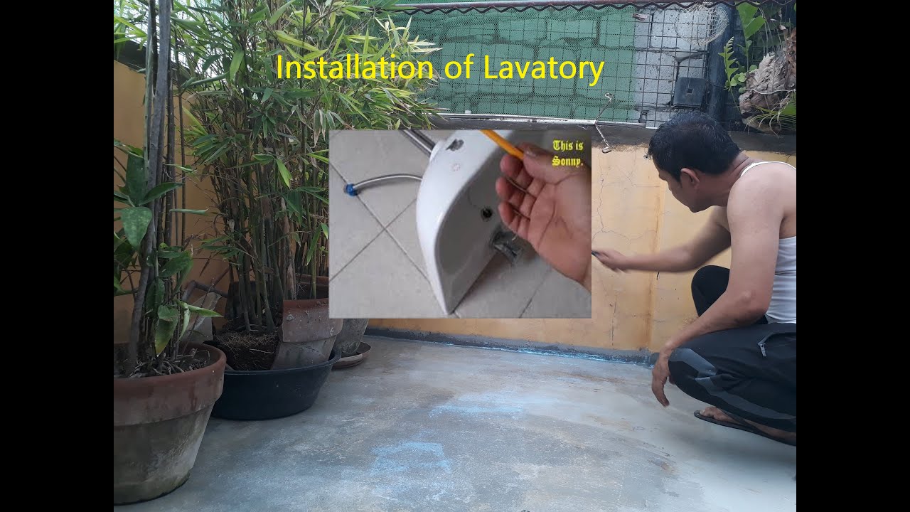 Installation of Lavatory - YouTube