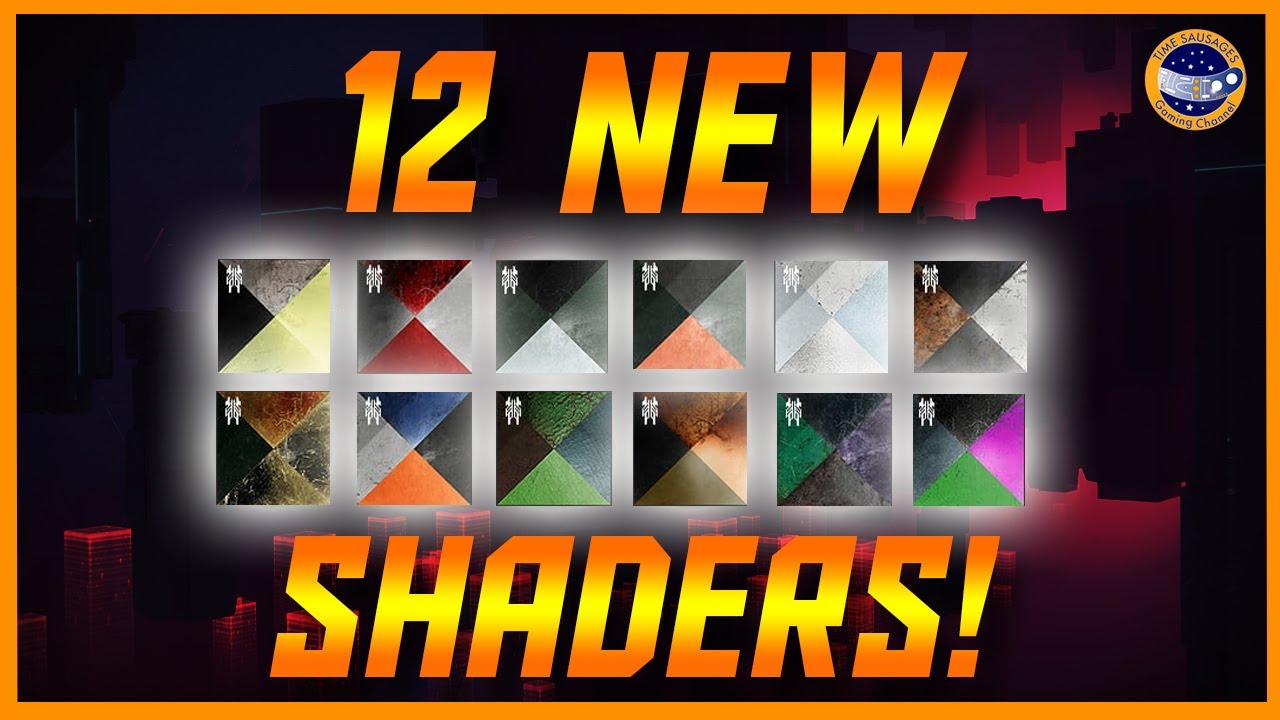 Destiny 2 - All The New Shaders On Hunter, Titan and Warlock - Season ...