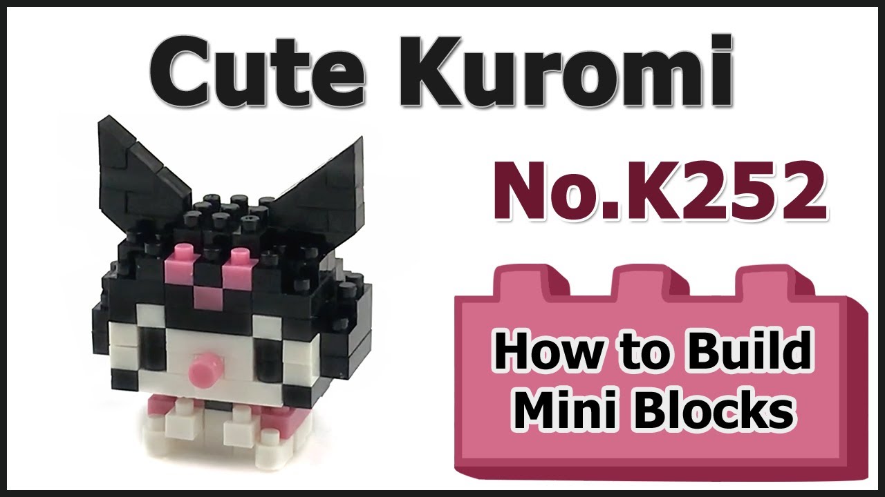How to Build Mini Blocks Kuromi K252 Sitting Review Instructions ...