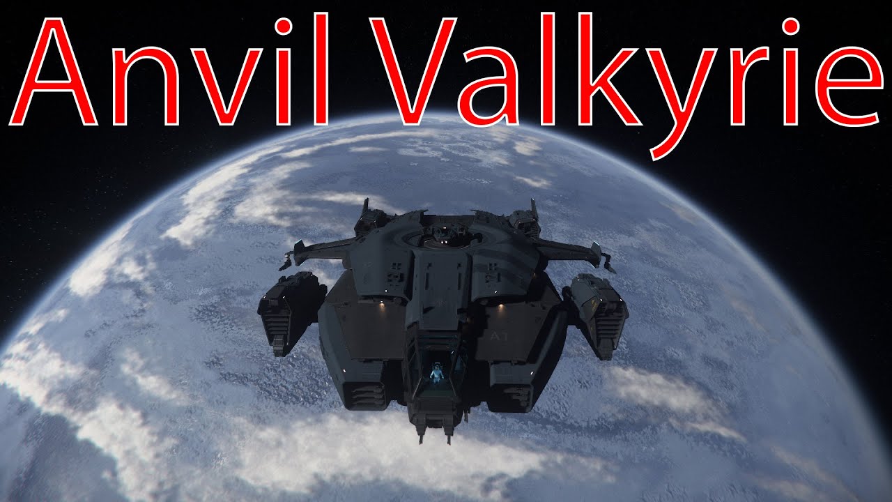 Anvil Valkyrie Review | Star citizen 3.19 | Ship Review - YouTube