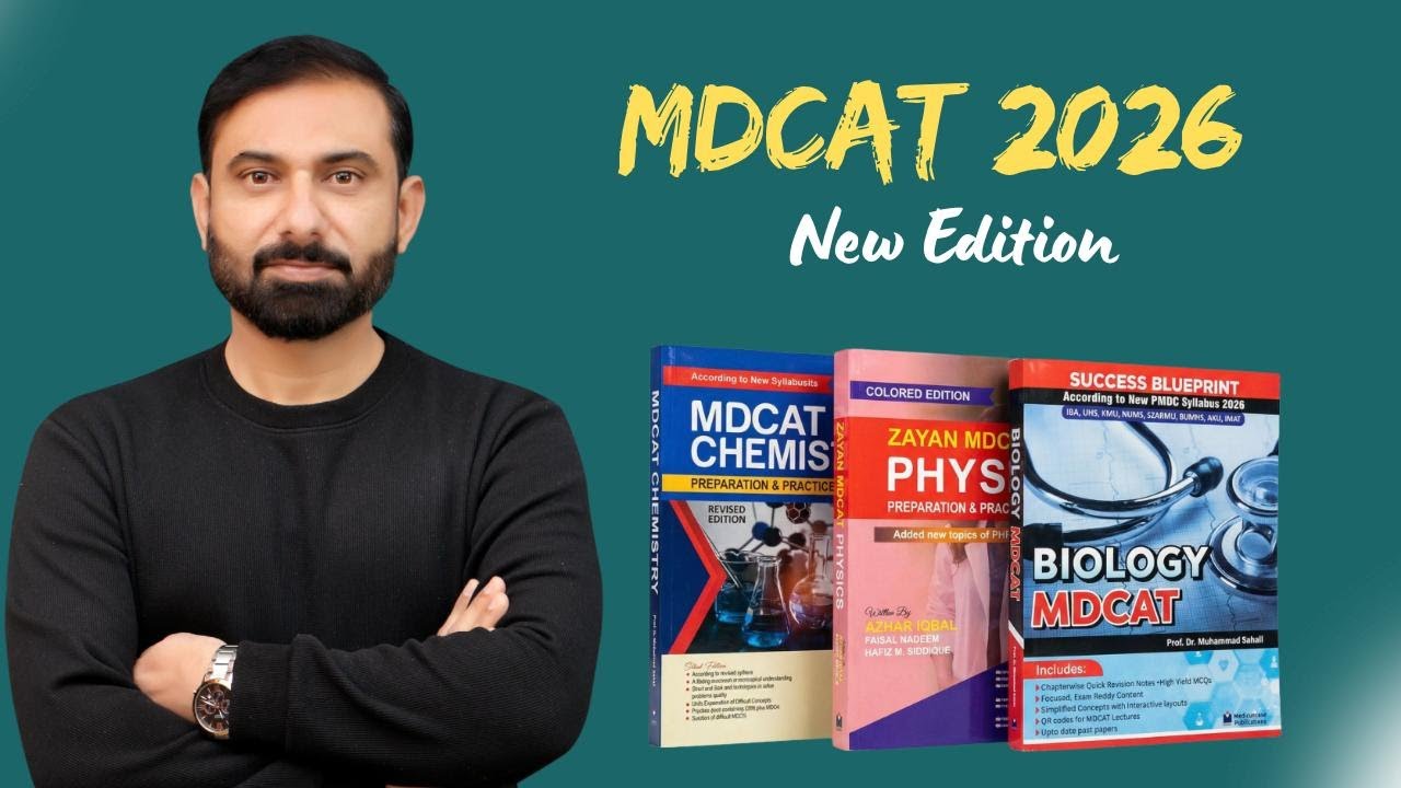 Best Selling MDCAT Books | MDCAT 2026 Edition - YouTube
