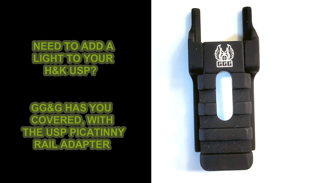 Need to add a light to your Airsoft USP build, The GG&G USP Picatinny ...