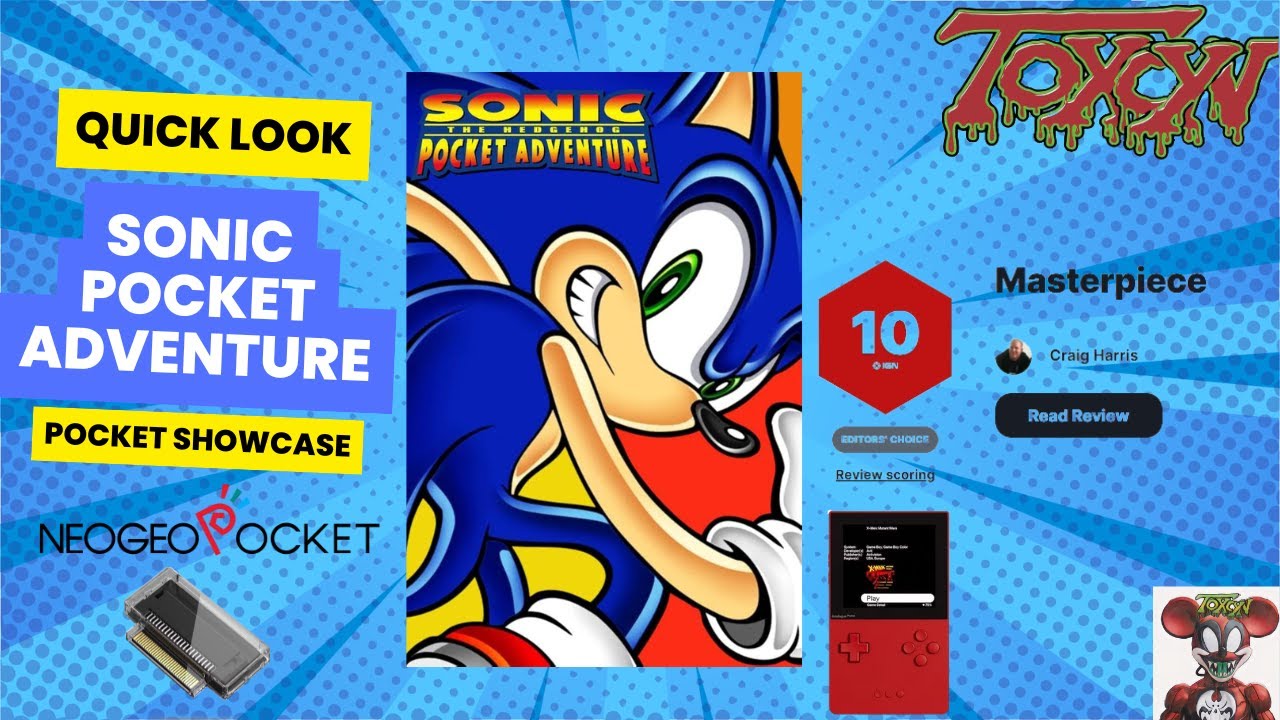 ANALOGUE POCKET SHOWCASE: Sonic Pocket Adventure - YouTube
