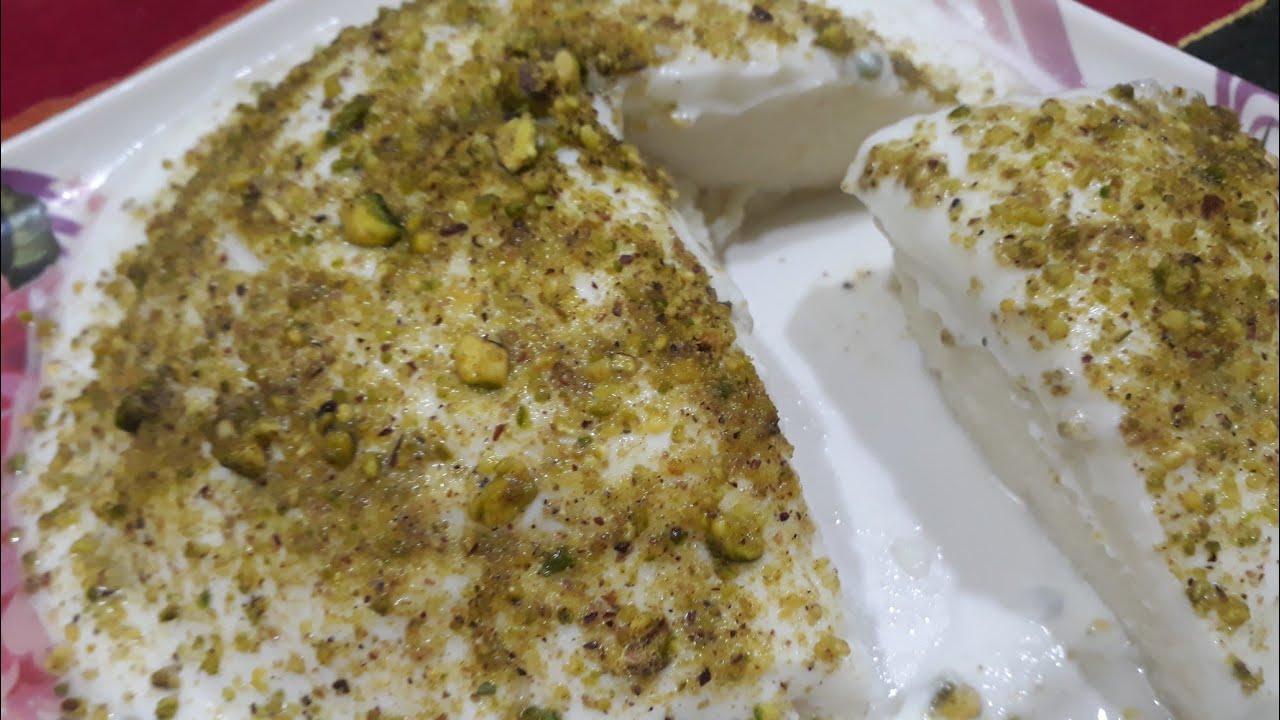 Layali Lubnan Semolina Pudding Dessert Labanese Nights Recipe - YouTube