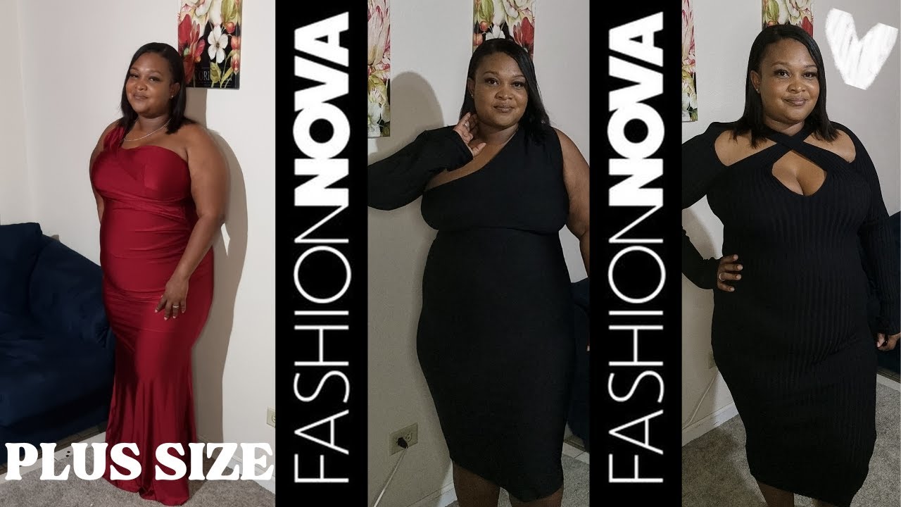 Plus Size Fashion Nova Haul // Bonus Formal/Prom Dress - YouTube