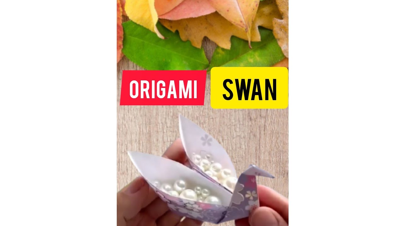 How to make an origami swan tutorial/origami swan easy step by step ...