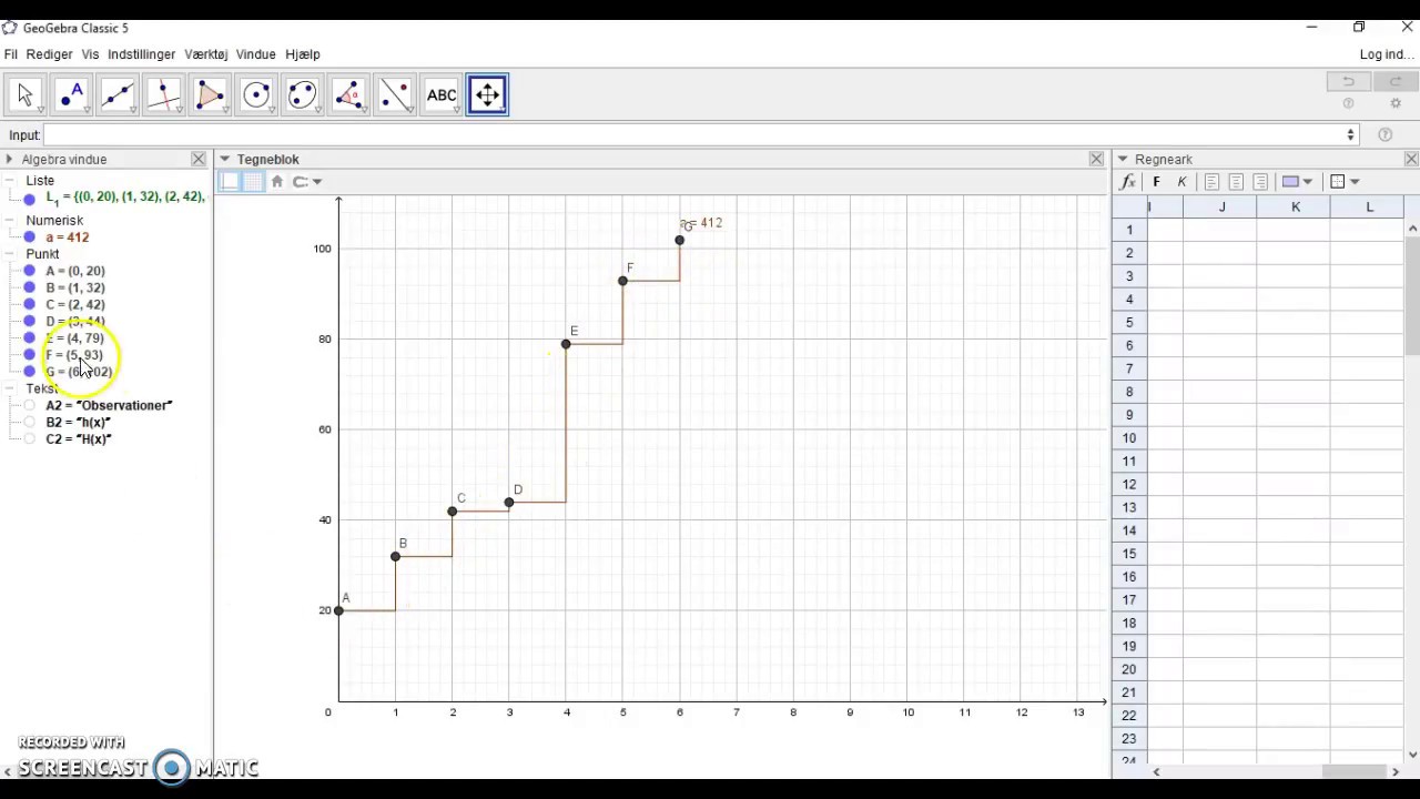 Lav trappediagram i GeoGebra - YouTube