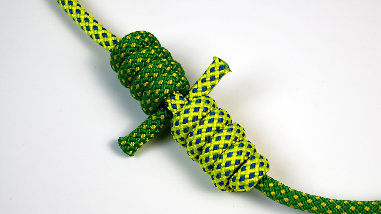 Knot technique for connecting two ropes (strong and secure) - YouTube