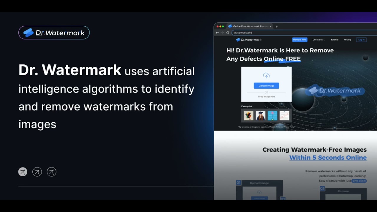 Dr. Watermark - Free online watermark removal tool - YouTube