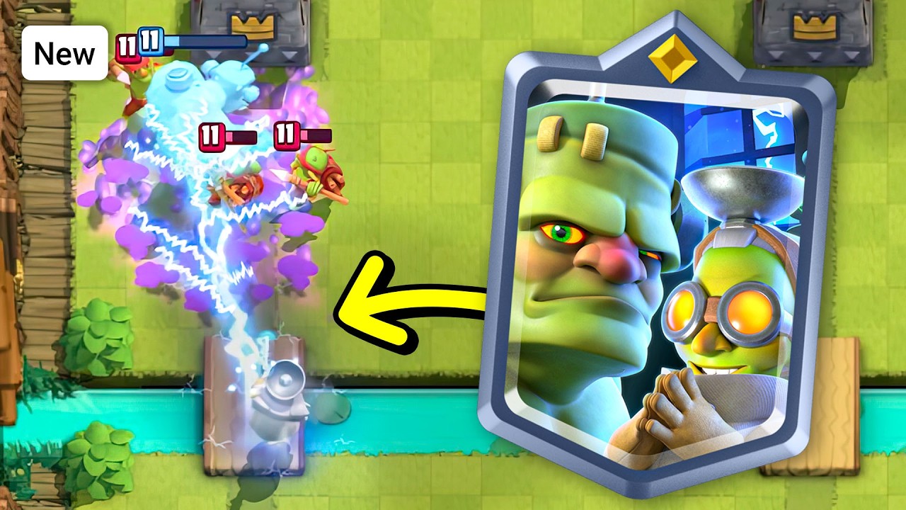 *NEW* Champion GOBLINSTEIN is 100% INSANE! - Clash Royale Goblinstein ...