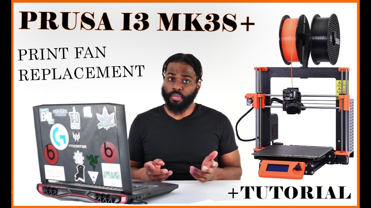 PRUSA i3 MK3S+ Print Fan Replacement Walkthrough and Tutorial - YouTube