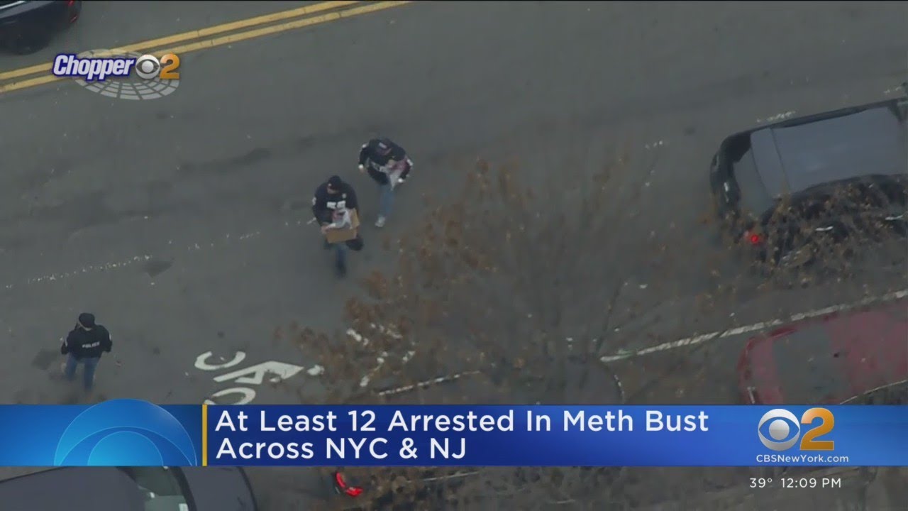 At least 12 arrested in NYC, NJ meth bust - YouTube