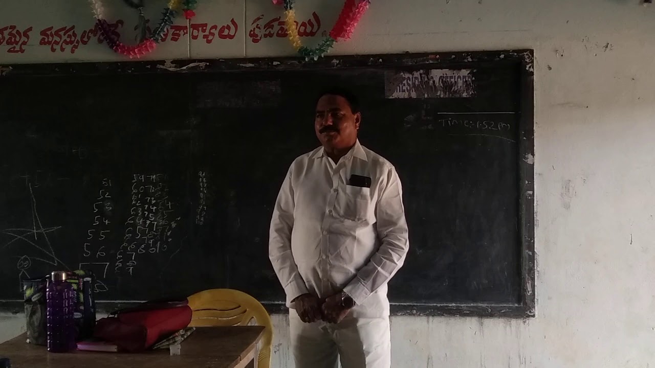 Graduate MLC Candidate Dr.Gutha Ravinder Reddy Visit Pedhavura (Zphs ...