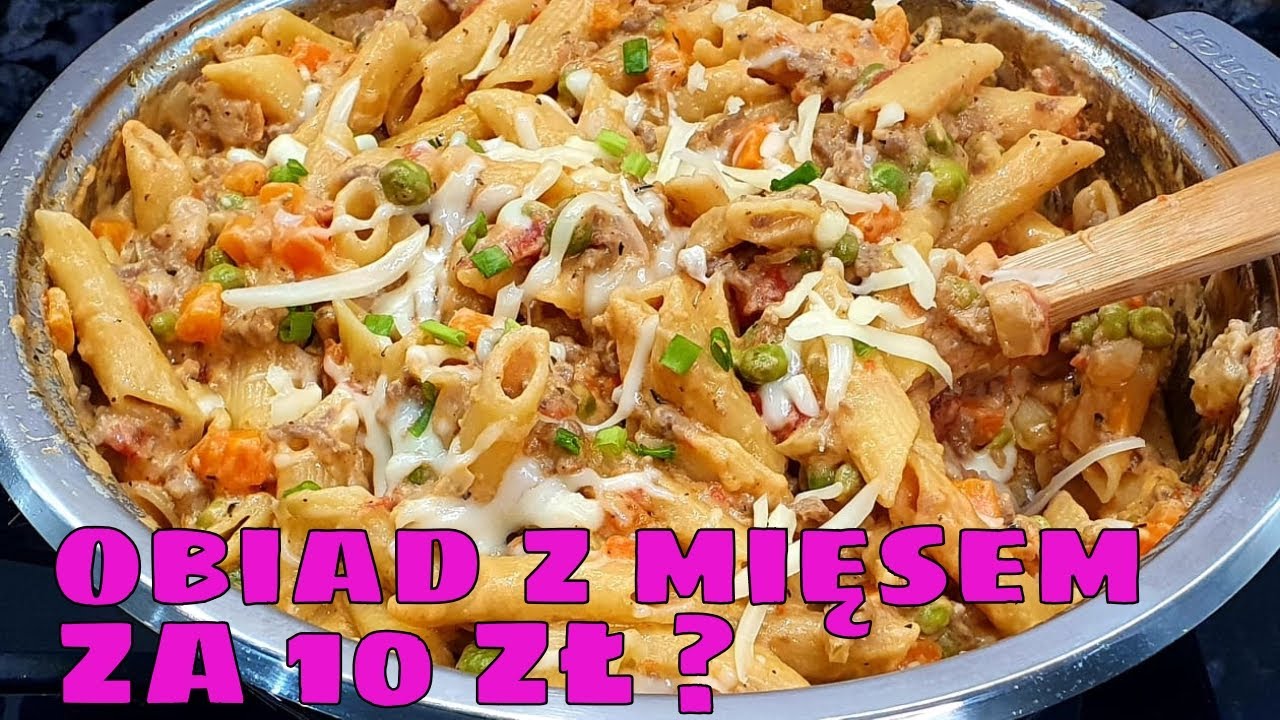 💲 Szybki jednogarnkowy obiad z mięsem za 10 złotych 🍲 Tani obiad a może ...