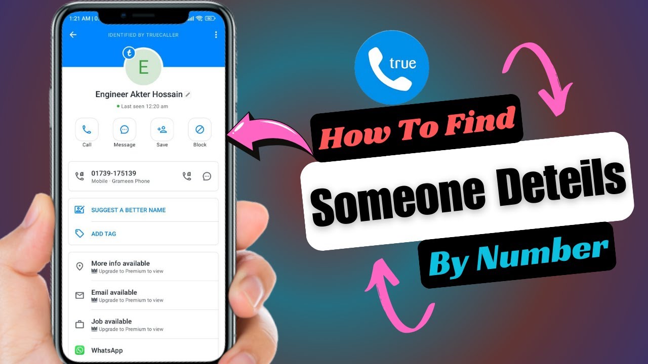 How To Find Unknown Number Details Information - YouTube