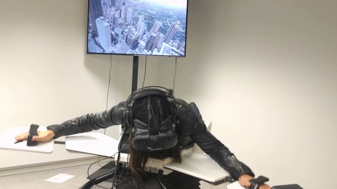 Fly like an eagle with #birdly! Great #VR Experience. - YouTube