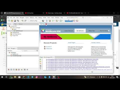 TUTORIAL RUN JAVA DI NETBEANS PADA PROGRAM GUI JB AND JT SEKALIGUS PENJELASAN - YouTube