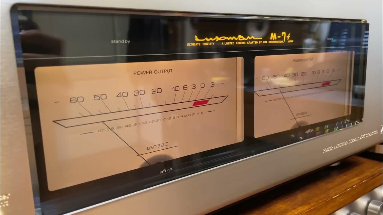 Luxman m-7f - YouTube