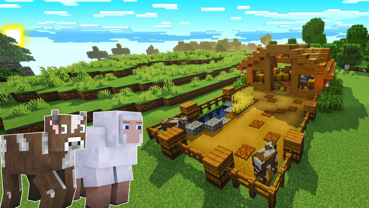 Minecraft: COMO FAZER UM CURRAL 2.0 - CONSTRUÇÕES#17 - YouTube