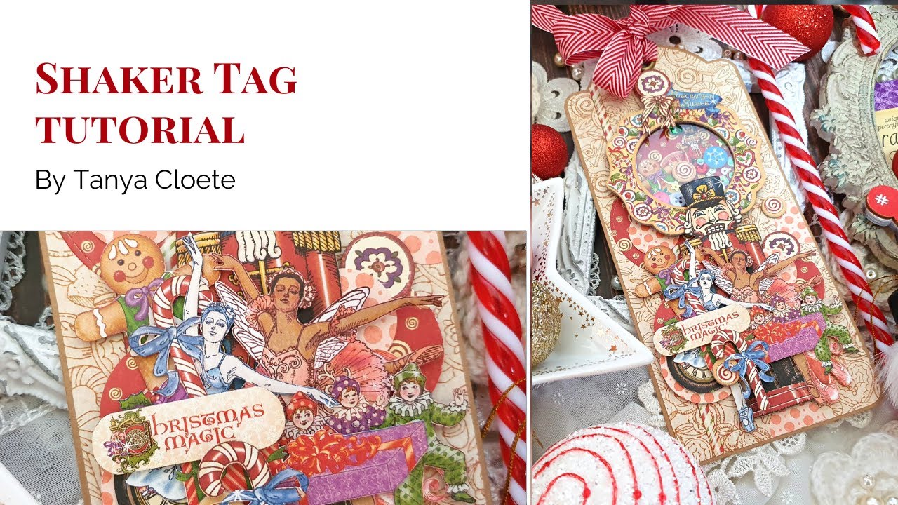 Shaker Tag Tutorial by Tanya Cloete | Graphic 45 - YouTube