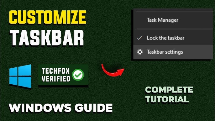 Windows 10 Taskbar Customization The Complete Guide