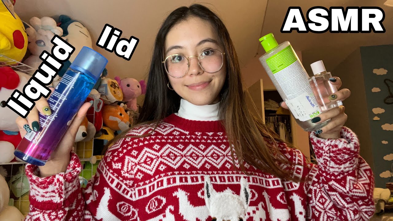 ASMR | Lots of Lofi Liquid and Lid Sounds (fast aggressive triggers) - YouTube