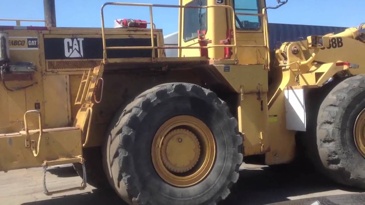 1991 cat 988b loader - YouTube