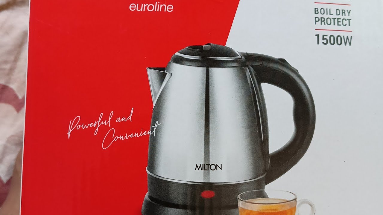 MILTON Go Electro Stainless Steel Kettle 1.2 litre - YouTube