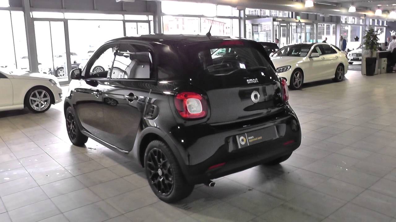 Smart FORFOUR HATCHBACK 0.9 Turbo Black Edition 5dr Auto U46473 - YouTube