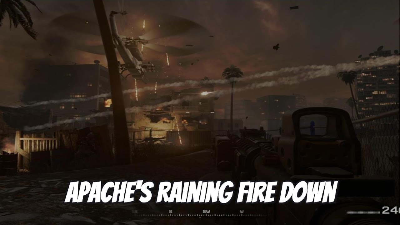 COD4 Remastered: Sky Inferno-Apache's Rain Fire Pt 3 - YouTube