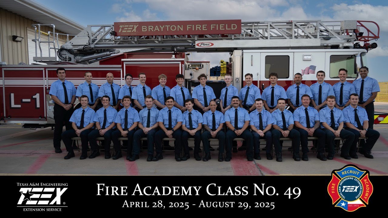 Fire Academy Class No. 49 Graduation - YouTube