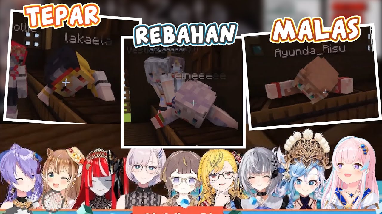 Kaela Tepar, Risu Malas, Dan Member ID Yang Pada Rebahan [Hololive ID ...