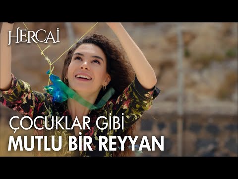 Reyyan hayatında ilk defa uçurtma uçuruyor - Hercai Yeniden