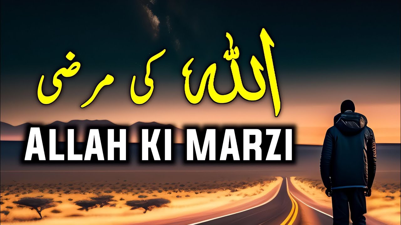 ALLAH Ki Marzi | Beautiful Spiritual Quotes | Listen the Islam Q.K ...