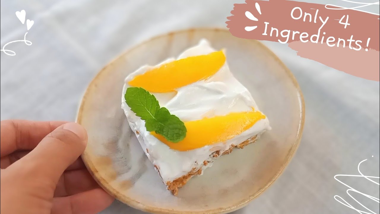 The Best Creamy Mango Graham Float Recipe 🥭 4 Ingredients | No-Baked ...
