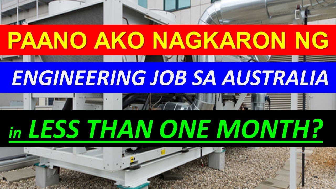 HOW TO FIND A JOB IN AUSTRALIA QUICK | MECHANICAL ENGINEER | PERMANENT ...