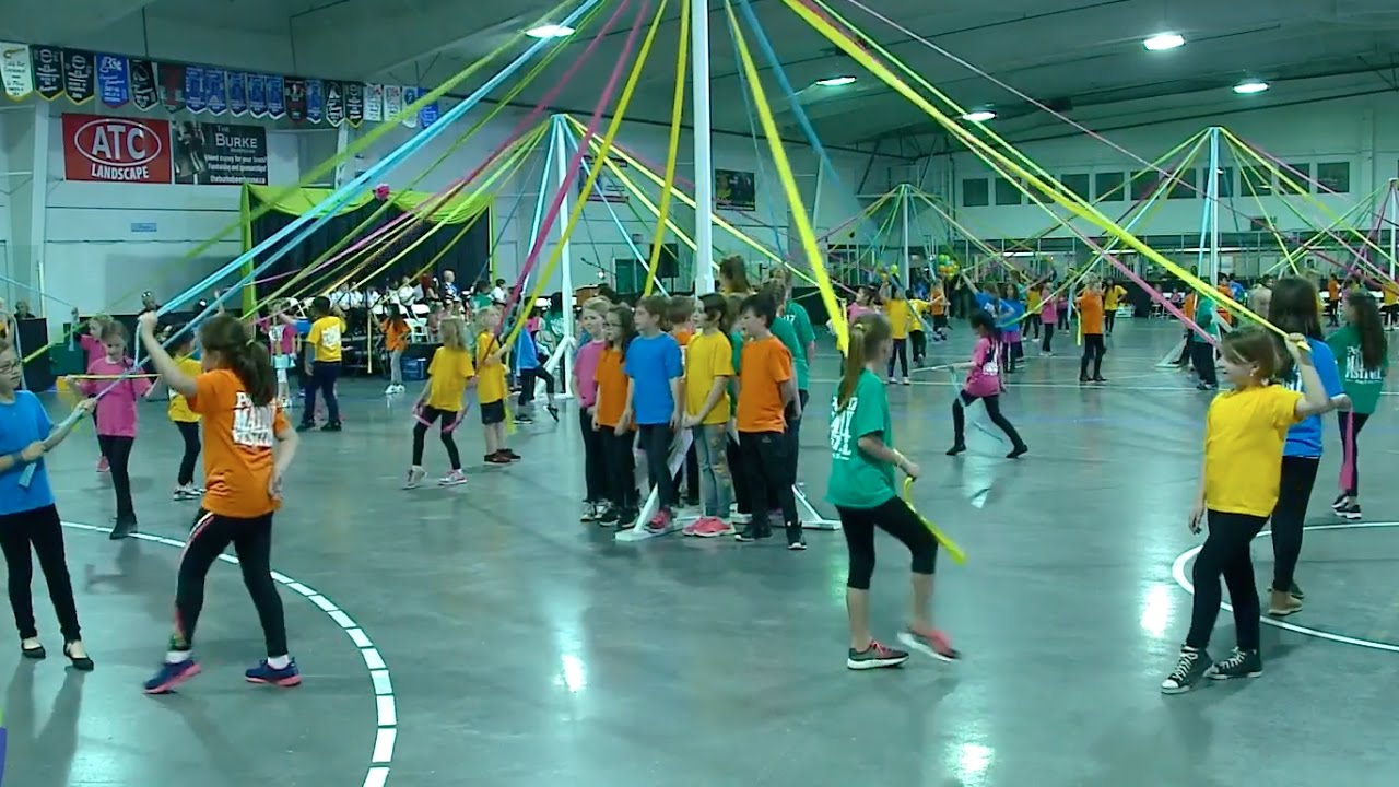 Poco May Day opening Ceremony and May Pole Dancing - YouTube