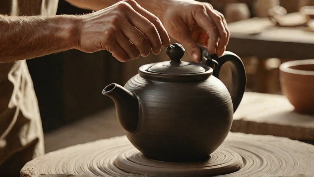 How to Make a Teapot from Handmade Pottery? (4K) - YouTube