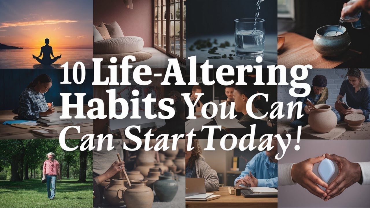 10 Life-Altering Habits You Can Start Today! - YouTube