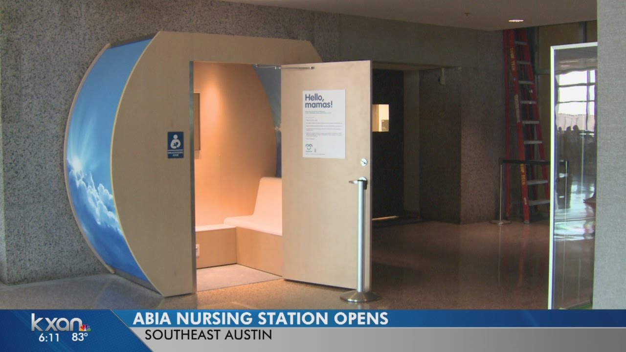 New breastfeeding room for mother's at ABIA - YouTube