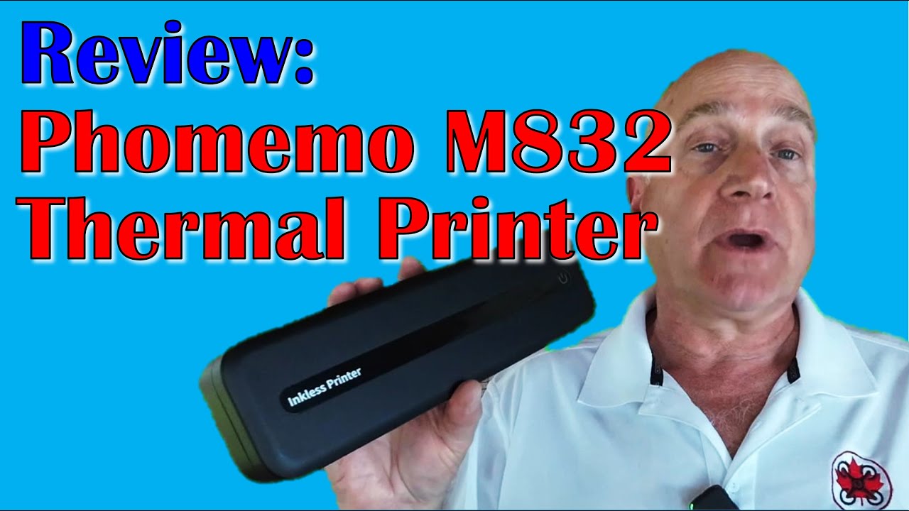 Portable Thermal Printer Review: The Phomemo M832 Tips and Tricks - YouTube
