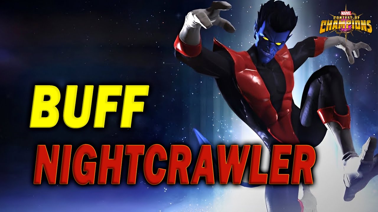 BUFF NightCrawler Comparación Antes Y Después Del Buff | MCOC Vídeo 954 ...