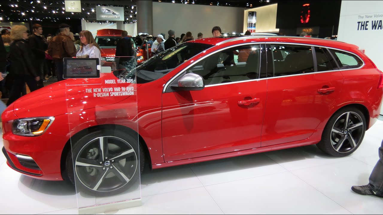 2015 Volvo V60 T6 AWD R Design Sports Wagon At The 2014 NAIAS Auto Show ...