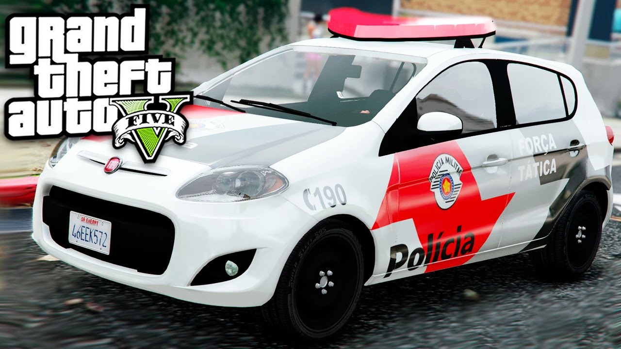 GTA V CARROS: Palio da Policia Milita - YouTube