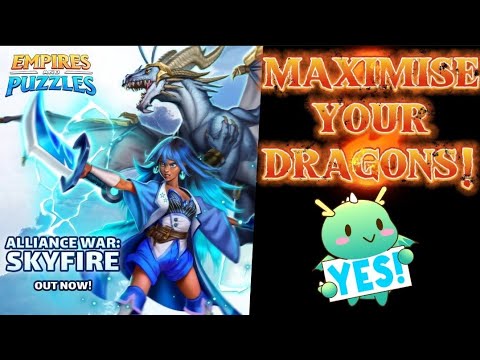 Huge Tips and Info - Skyfire Dragon War Is Here! Empires and Puzzles err Dragons - How To WIn ...
