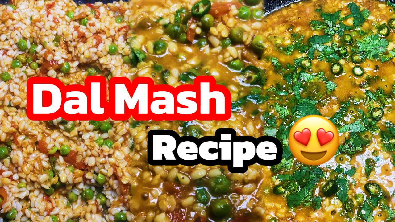 Dal mash complete making process || Dal mash recipes! - YouTube