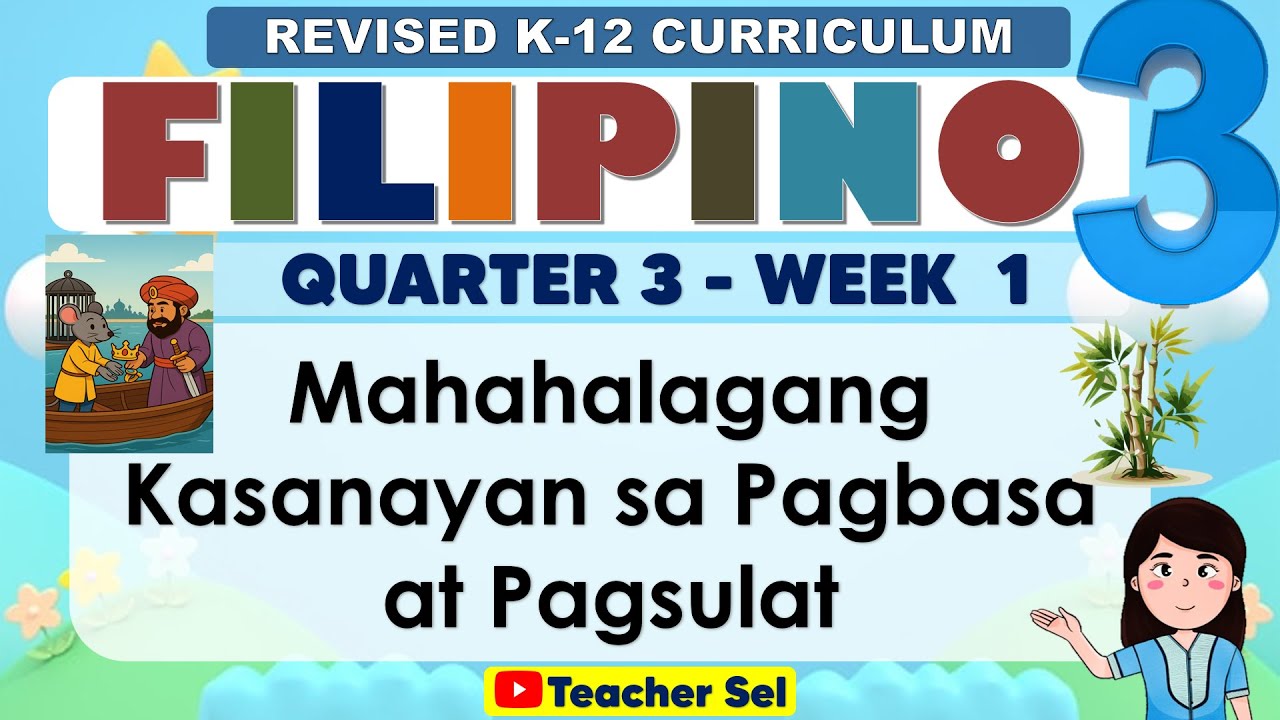 Filipino 3 Quarter 3 Week 1 Revised K-12 Mahahalagang Kasanayan sa ...