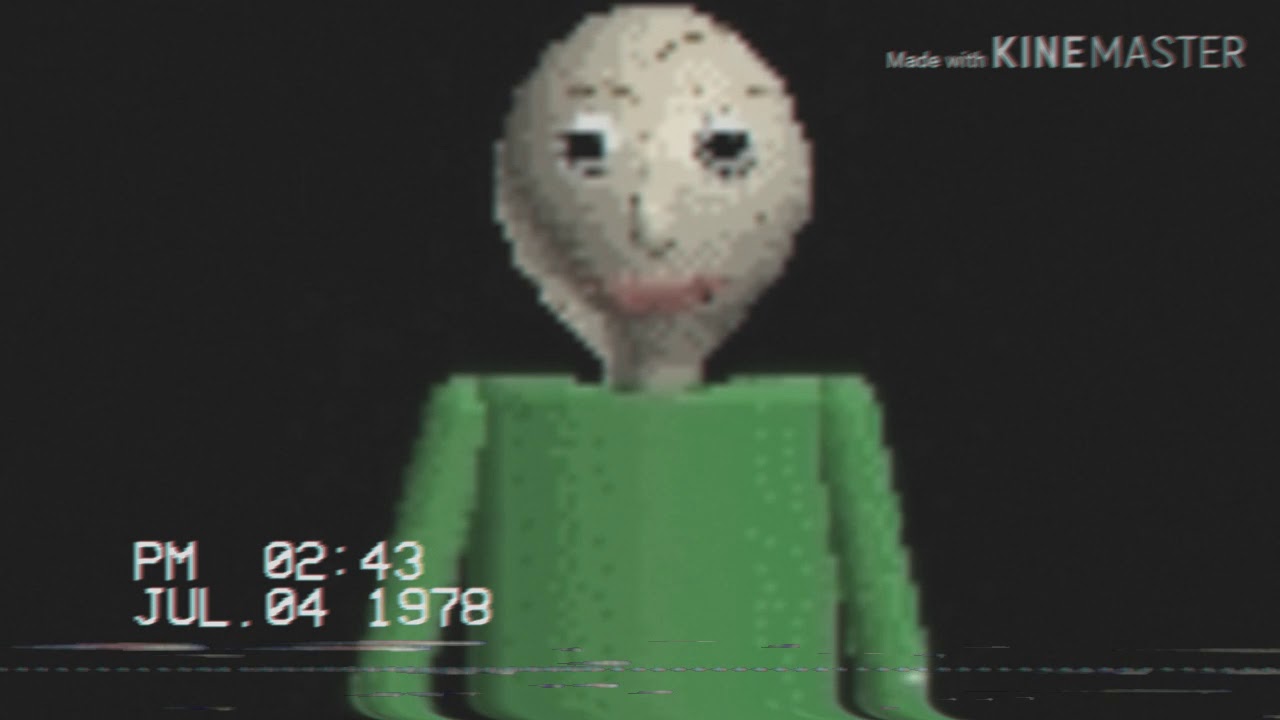Baldi's Basics Character #3 In VHS 1978 - YouTube