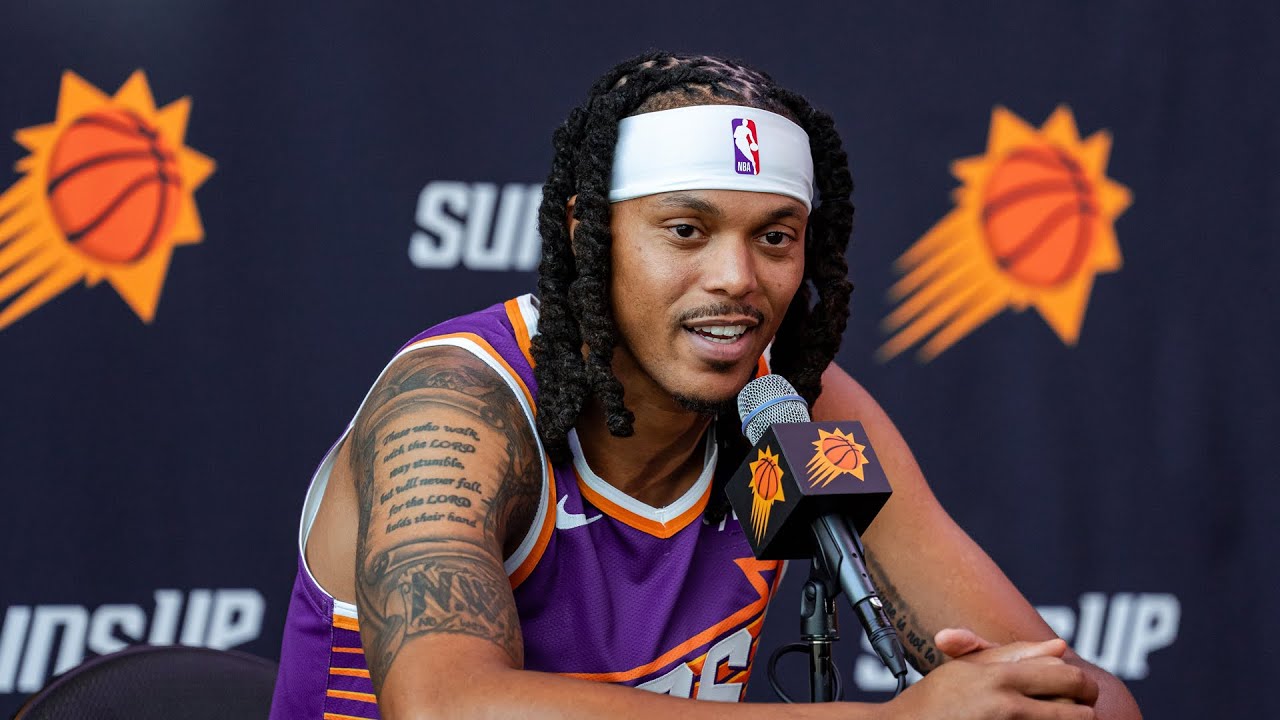 Damion Lee Media Day Press Conference | Phoenix Suns - YouTube